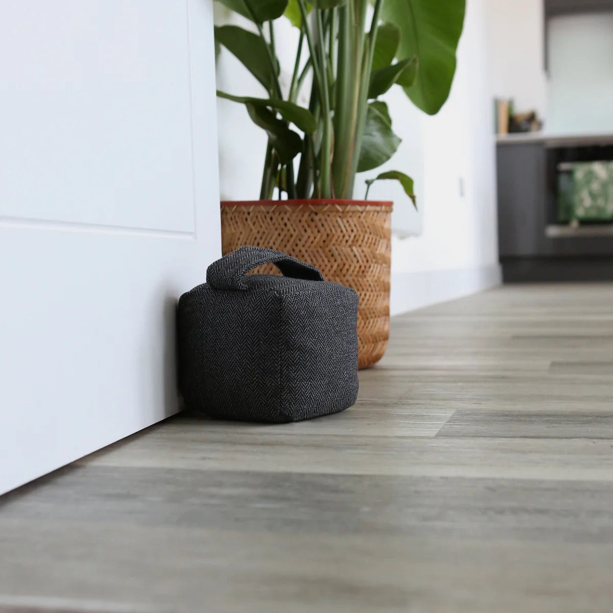 Nicola Spring Fabric Door Stop - Grey Cube – Two Streets Over