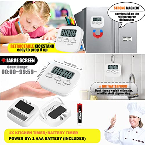 Kitchen Digital Timer White – Two Streets Over